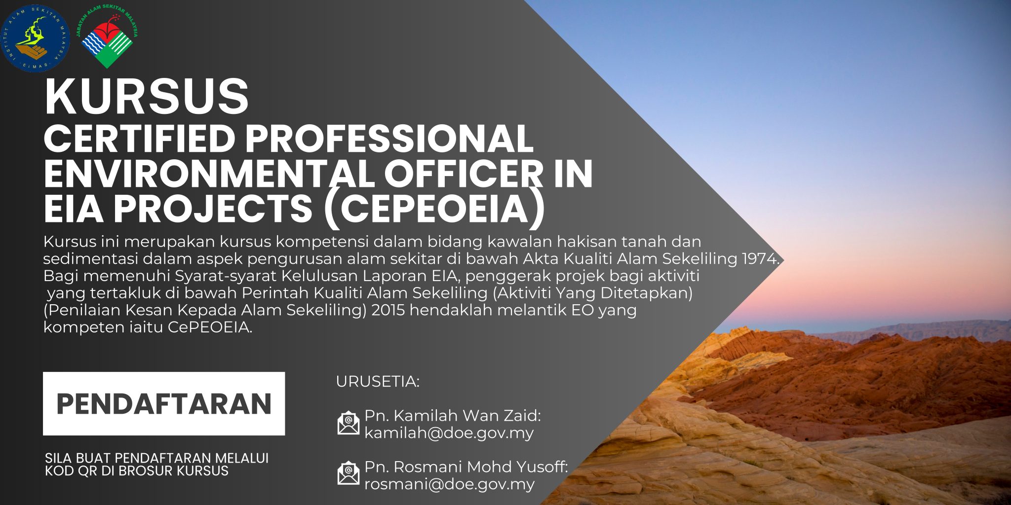 Course for Certified Professional for Environmental Officer in EIA ...