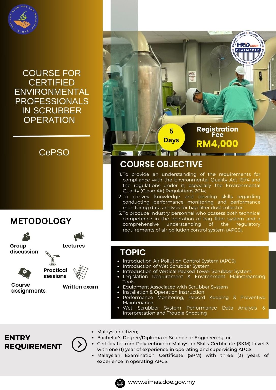Course for Certified Environmental Professionals in Scrubber Operation ...