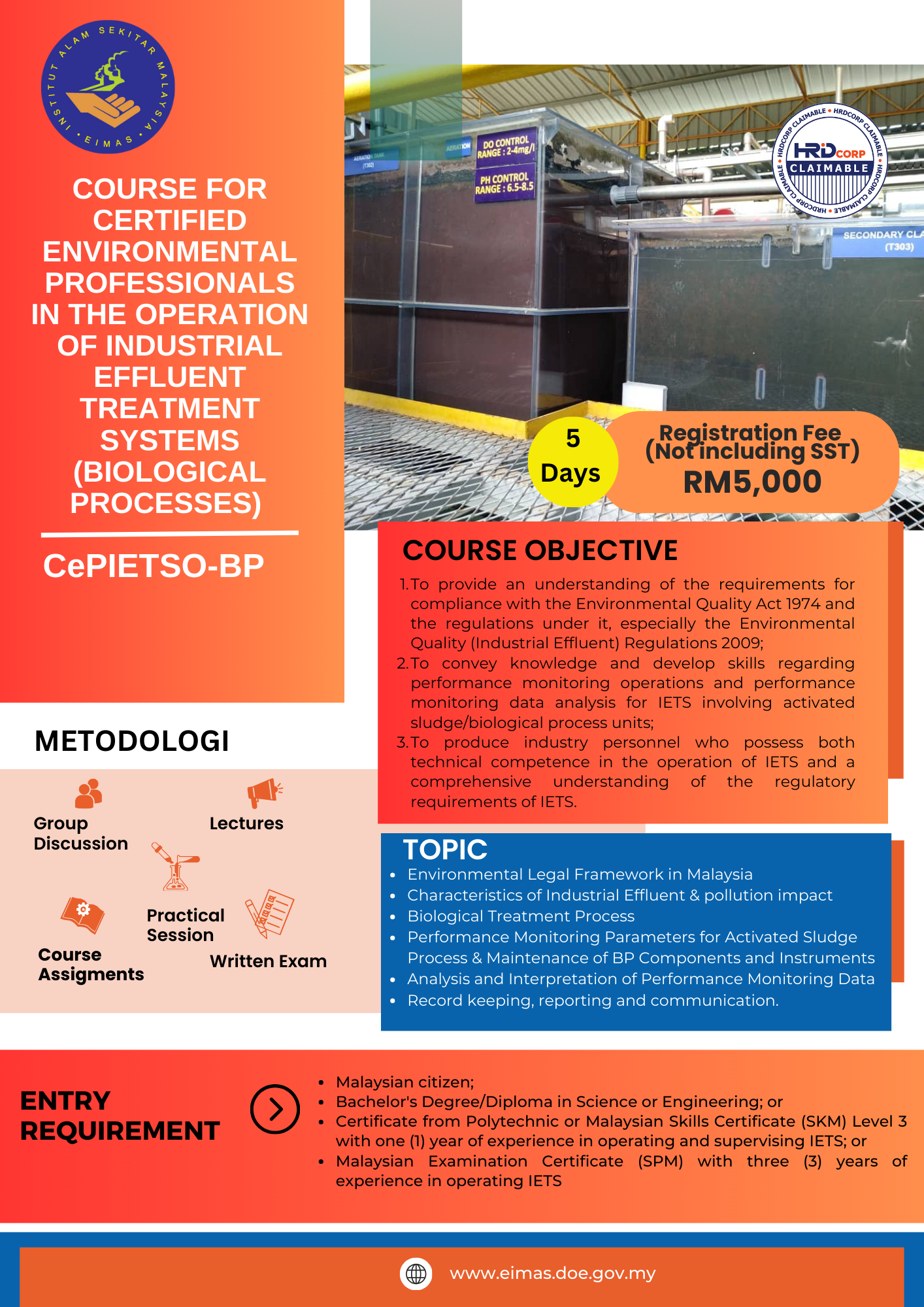 Course for Certified Environmental Professionals in the Operation of ...